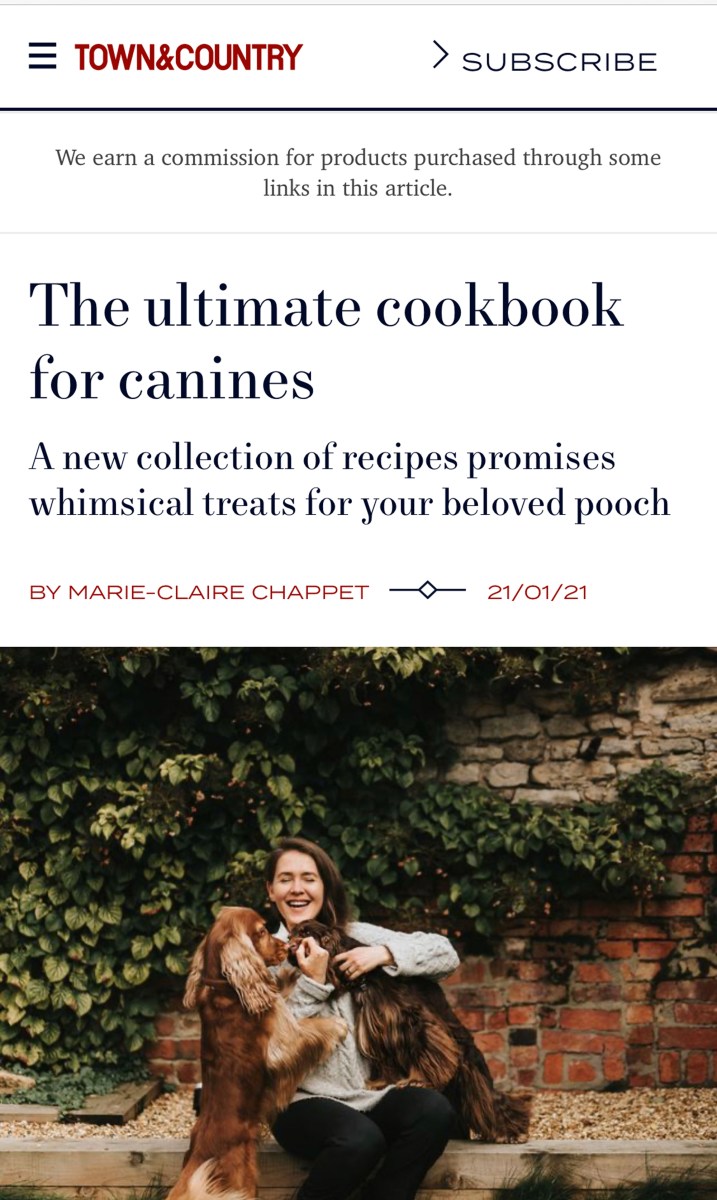 Beyond the doughnut is featured in Town & Country | PERFECT COCKER SPANIEL